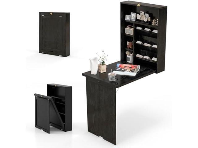 Click here for Tangkula Foldable Wall Mounted Desk  Floating Desk... prices