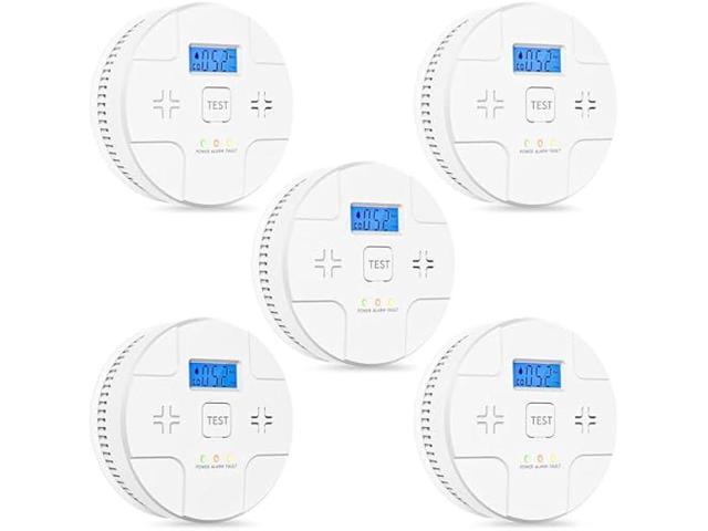 Click here for 5 Packs Smoke Detector Carbon Monoxide Detector Co... prices