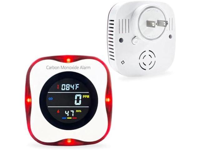 Click here for Carbon Monoxide Detector Plug in Wall  WESHLGD 3 i... prices