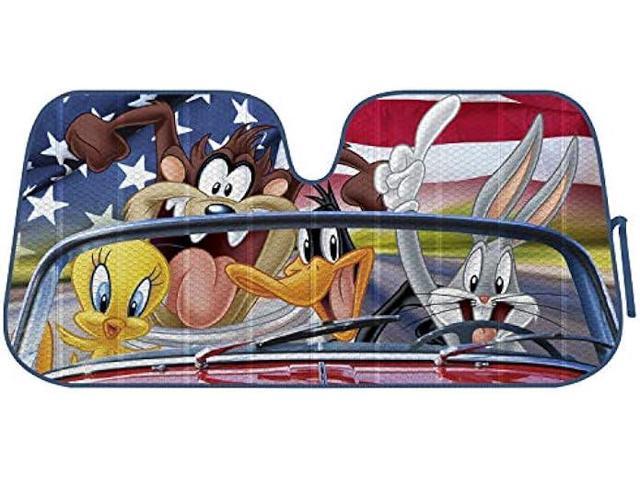 Click here for BDK Looney Tunes Road Trip Windshield Sun Shade -... prices