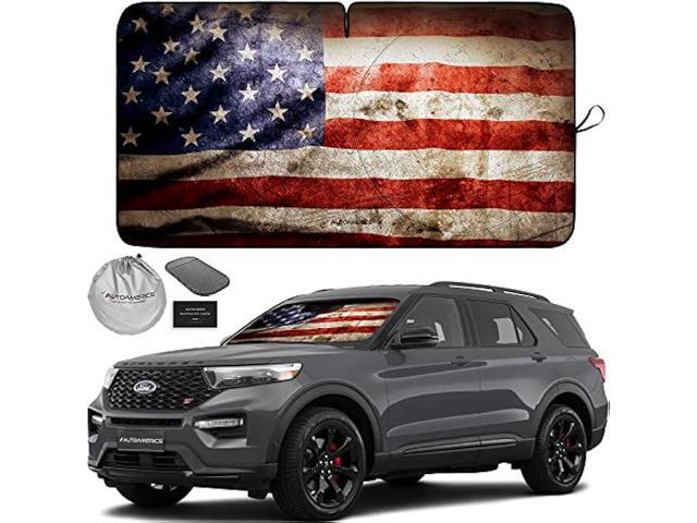 Click here for Autoamerics 1-Piece Windshield Sun Shade Grunge Am... prices