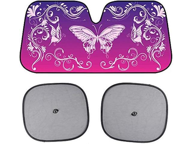 Click here for BDK Pink Butterfly Accordion Folding Car Windshiel... prices