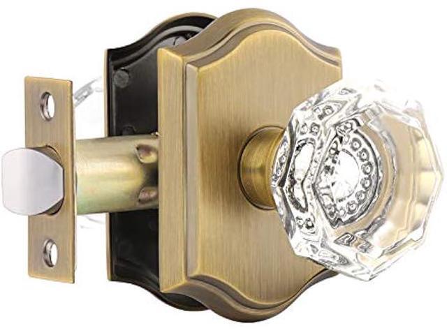 Click here for Gobrico Octagonal Diamond Crystal Doorknob in Anti... prices