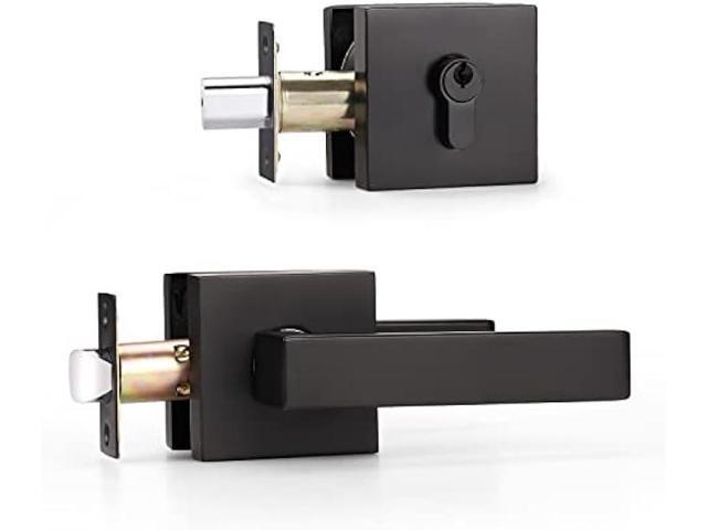 Click here for KNOBWELL 2 Pack Square Heavy Duty Entry Door Handl... prices