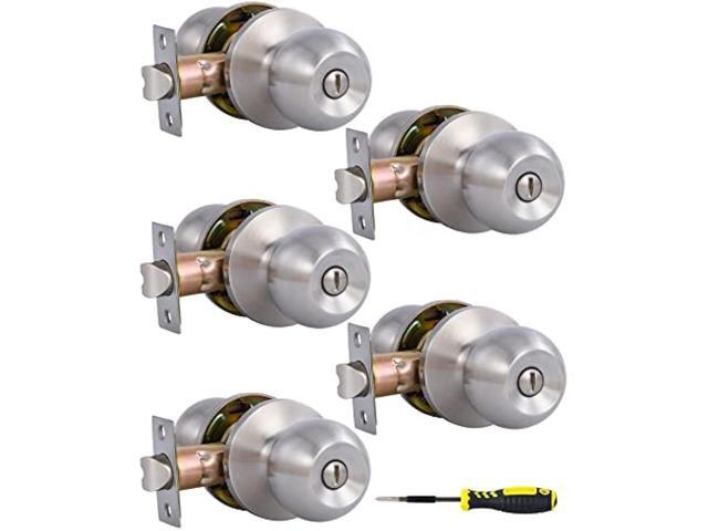 Click here for Lanwandeng (5 Pack) Interior Door Knobs for Bedroo... prices