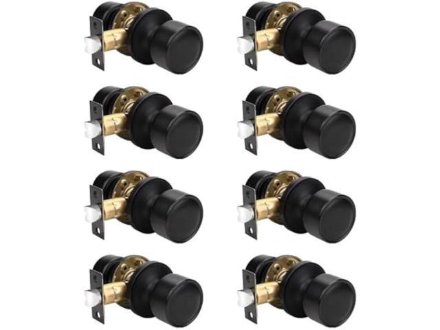 Click here for Indoor Matte Black Door Knobs Interior 8 Pack for... prices