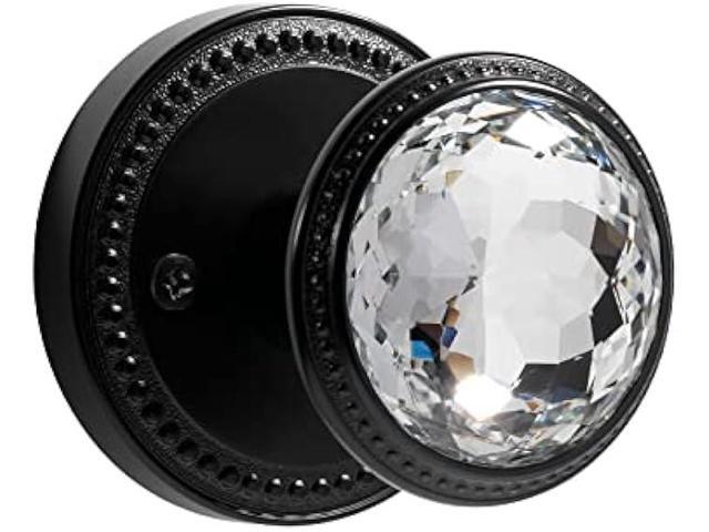 Click here for 1 Pack Black Door Knobs Crystal Door Knob Passage... prices