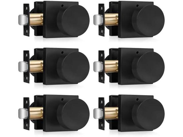 Click here for Haidms Matte Black Door Knobs Interior Privacy  He... prices
