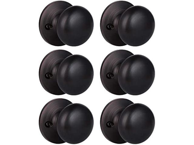 Click here for KNOBWELL 6 Pack Bronze Closet Door Knobs Dummy Doo... prices