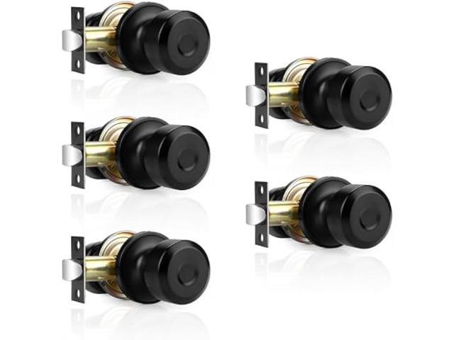 Click here for Probrico Passage Interior Door Knobs in Black with... prices