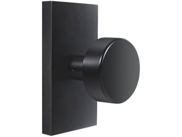 Click here for Matte Black Interior Door Knob  Modern Passage Rec... prices