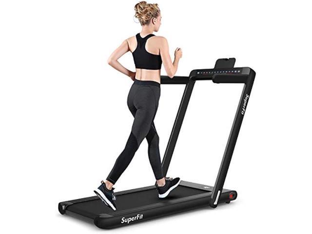 Click here for GYMAX Walking Pad  2.25HP Dual Display Foldable Tr... prices