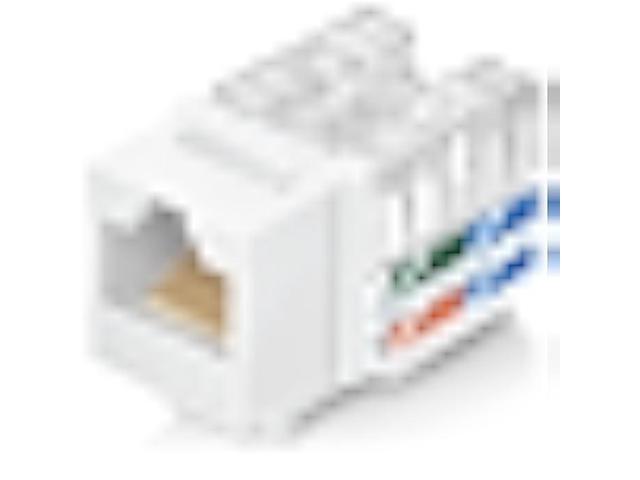Click here for Everest 90° Angled RJ45 Cat6 Keystone Jacks 20-Pac... prices