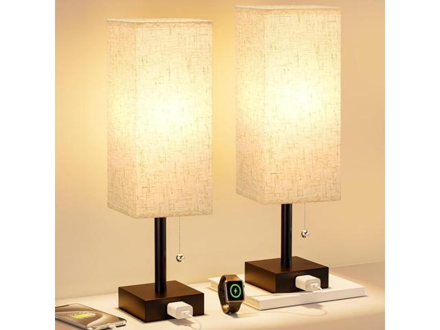 Click here for Bedside Table Lamps for Bedroom Set of 2 - Small R... prices