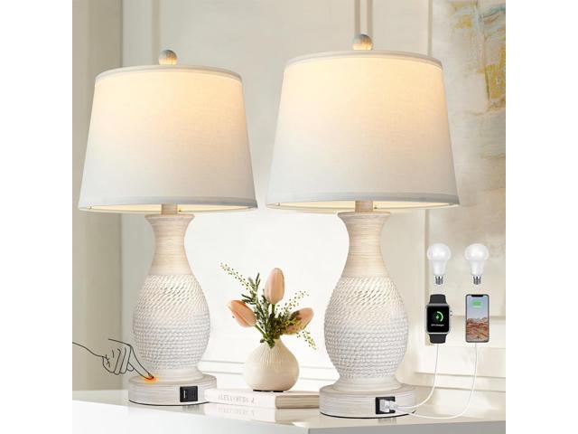 Click here for PARTPHONER Table Lamps Set of 2  Bedside Touch Lam... prices