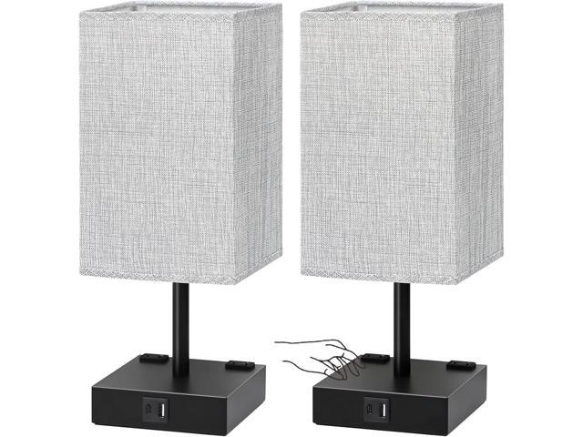 Click here for Bedside Table Lamps Set of 2 - Touch Nightstand La... prices