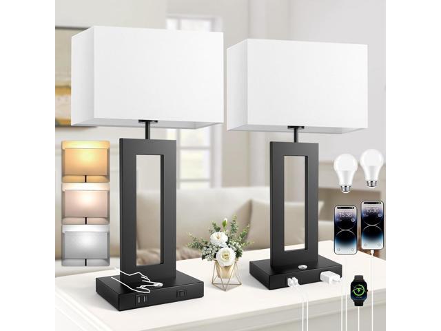 Click here for 3 Color Temperatures Table Lamps for Bedrooms Set... prices