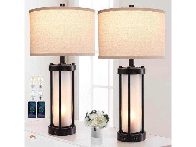 Click here for RORIA Set of 2 Modern Table Lamps for Living Room... prices