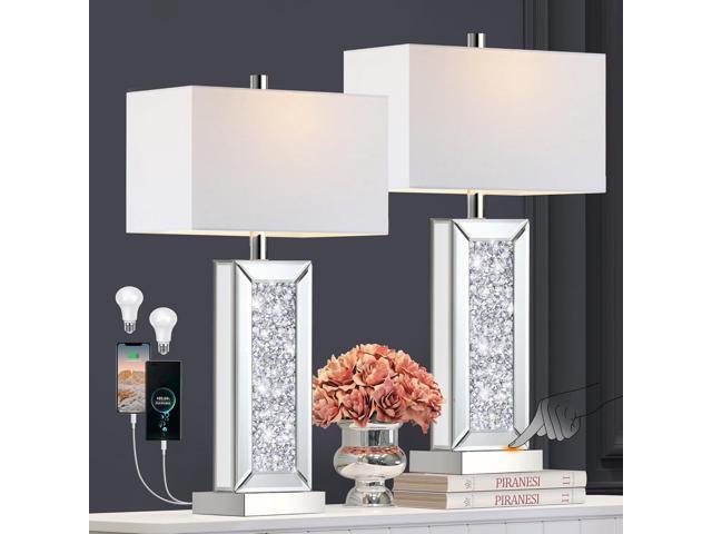 Click here for Modern Table Lamp Set of 2 Touch Control  Silver M... prices