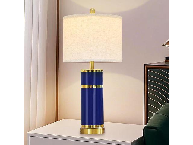 Click here for Royal Blue & Gold Ceramic Table Lamps (Set of 2) -... prices