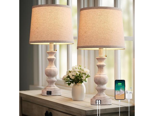 Click here for Table Lamp for Bedroom Set of 2 Farmhouse Bedside... prices