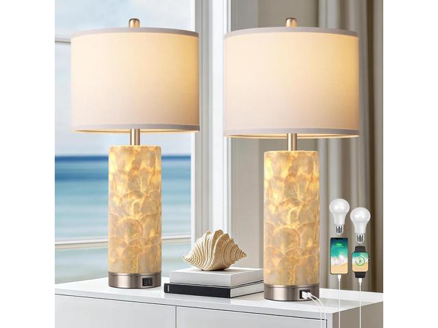 Click here for PARTPHONER Coastal Table Lamps for Living Room Set... prices
