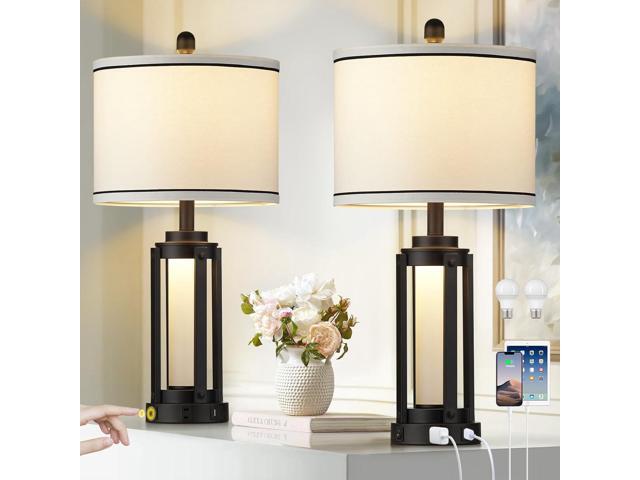 Click here for Industrial Table Lamps Set of 2  Modern Beside Lam... prices