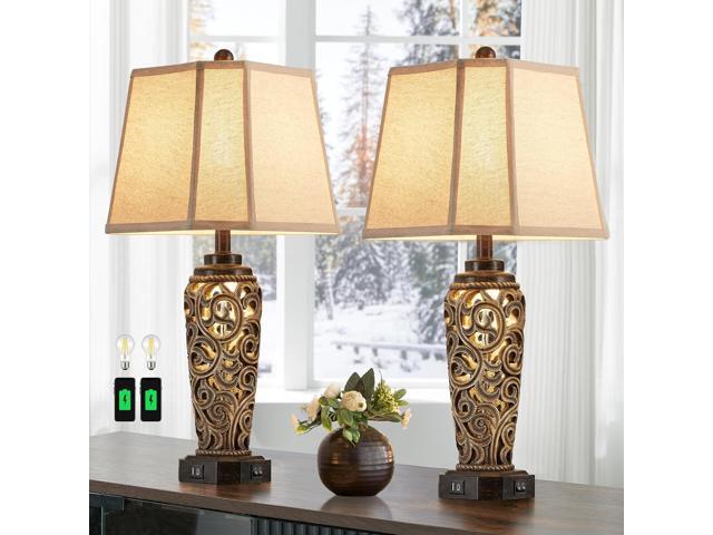 Click here for 27 Set of 2 Farmhouse Table Lamps for Living Room... prices