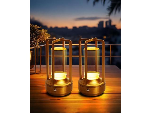 Click here for Set of 2 Cordless Table Lamps  LED Rechargeable Ba... prices
