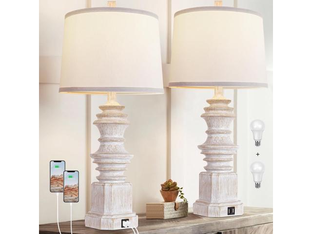 Click here for QiMH Table Lamps for Nightstand Set of 2  Bedside... prices