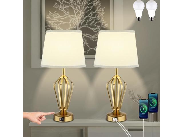 Click here for Touch Table Lamps Set of 2  nightstand lamp with U... prices