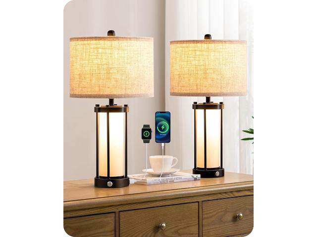 Click here for EDISHINE 22.44 Farmhouse Table Lamps with Night Li... prices