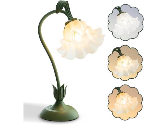 Click here for Flower Table Lamp LED Reading Light Bedside Vintag... prices