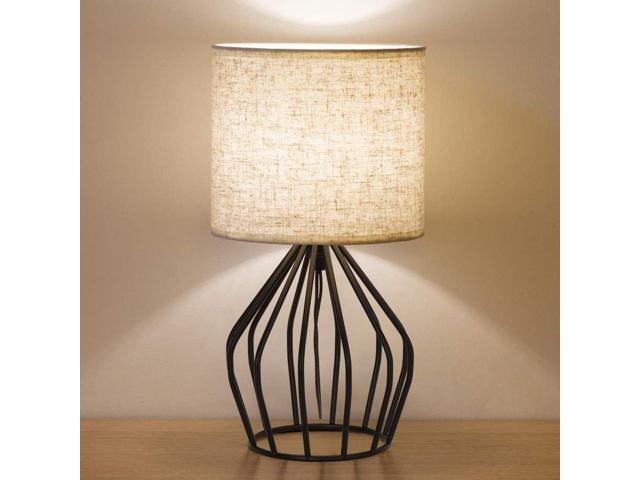Click here for HAITRAL Black Modern Table Lamp - Minimalist Small... prices