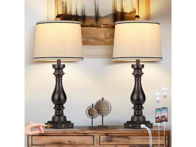 Click here for 27.5 Farmhouse Table Lamp for Living Room Set of 2... prices