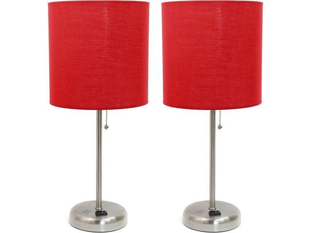 Click here for Simple Designs LC2001-RED-2PK Brushed Steel Stick... prices