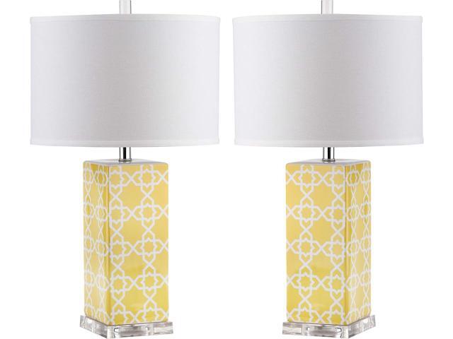 Click here for Safavieh Lighting Collection Quatrefoil Yellow Tab... prices