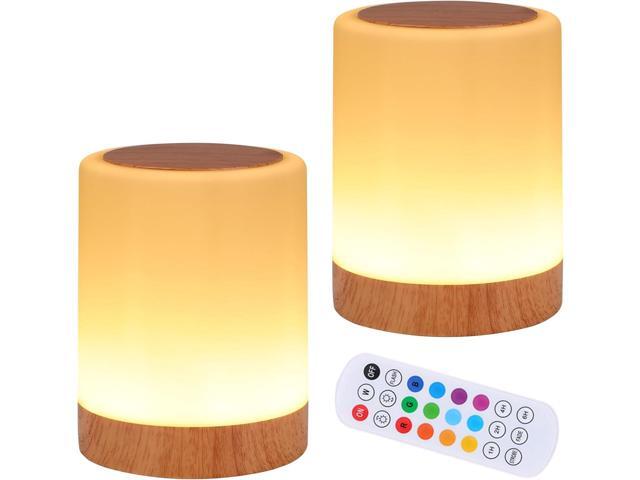Click here for OORUN Touch Bedside Table Lamp 13 RGB Colors & 5 B... prices