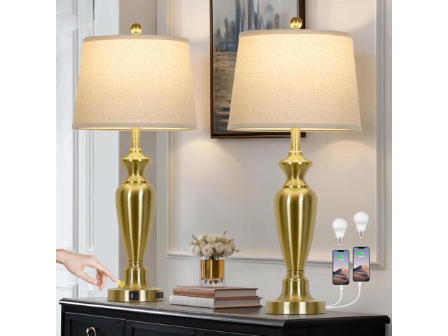 Click here for 30 Tall Gold Table Lamps Set of 2  Touch Control B... prices