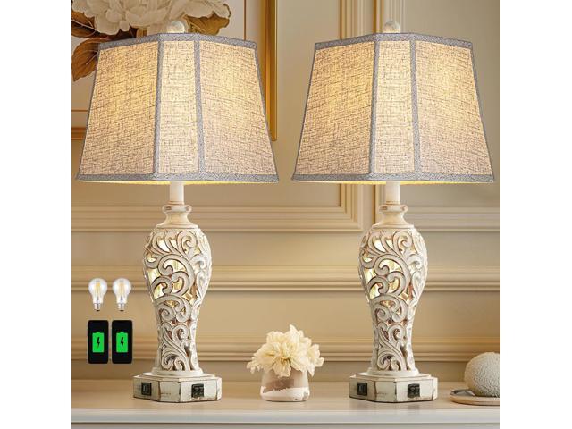 Click here for Set of 2 Rustic Table Lamps for Living Room Bedroo... prices