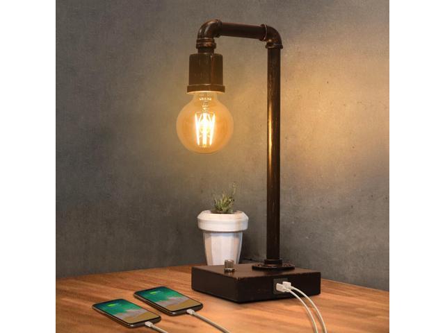 Click here for Industrial Table Lamp  Vintage Bedside Lamp with U... prices
