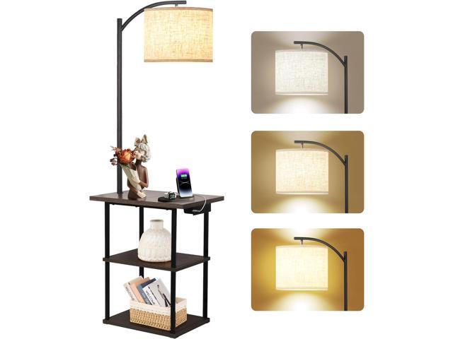 Click here for PESRAE Floor Lamp with Table  End Tables with Char... prices