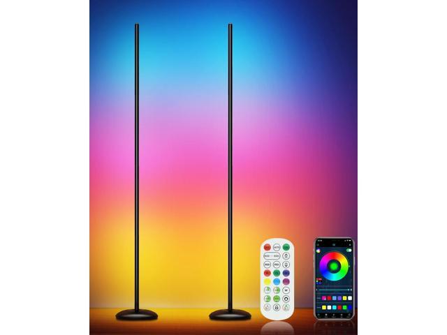 Click here for Corner Floor Lamp - 2 Pack LED Corner Lamp with Ap... prices