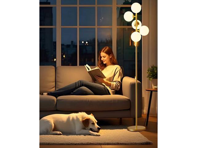 Click here for Lightdot Dimmable Globe Floor Lamp Mid Century Mod... prices