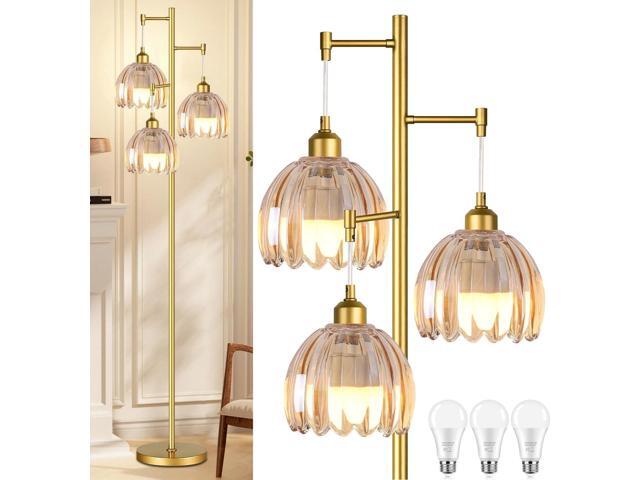 Click here for Gold Floor Lamps for Living Room Bedroom-3 Light G... prices