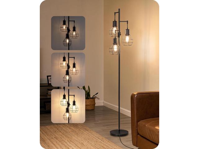 Click here for EDISHINE Dimmable Farmhouse Floor Lamp  Industrial... prices
