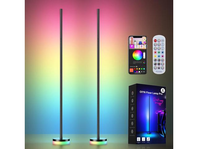 Click here for Corner Floor Lamp 2 Pack RGBICW LED Corner Lamp wi... prices