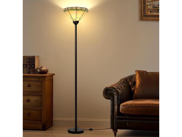 Click here for Seaside village Tiffany Floor Lamp  Torchiere Stan... prices