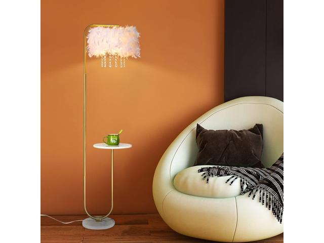 Click here for beaysyty Unique Led White Feather Floor Lamp with... prices