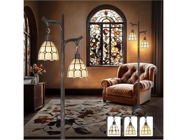 Click here for 68 Tiffany Style Stained Glass Floor Lamp for Livi... prices